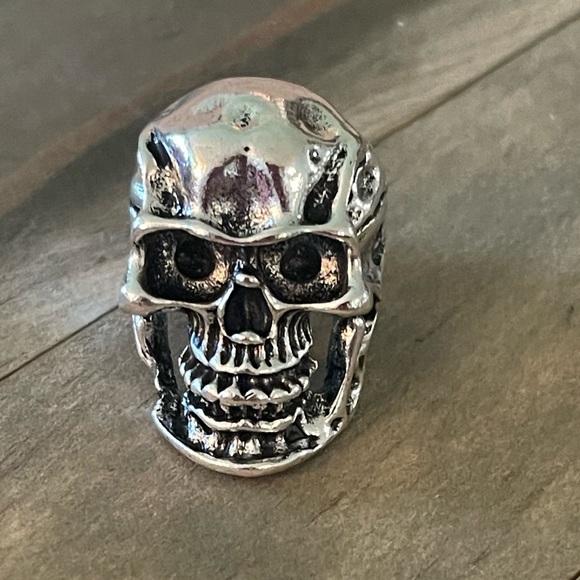 Vintage | Jewelry | Vintage Skull Shaped Big Badass Goth Steampunk ...